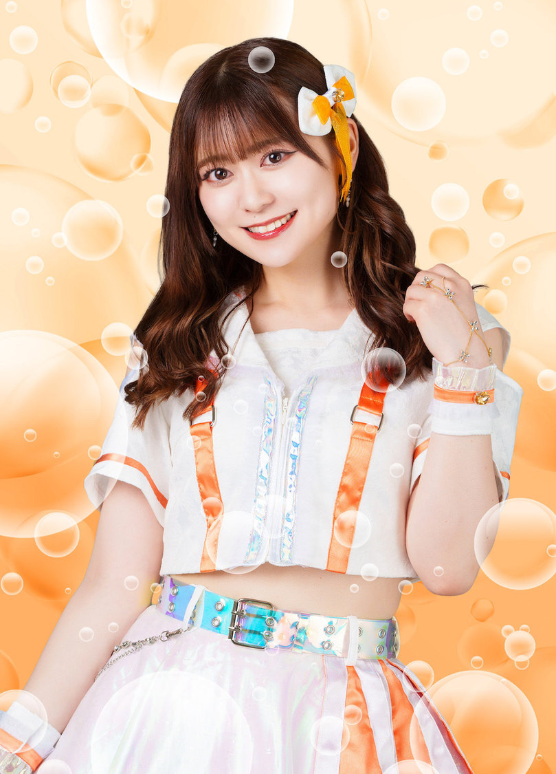 📸 画像：坂井鈴奈（オレンジ色担当）｜新グループ・FULIT BOX、5/15にデビューライブ開催！