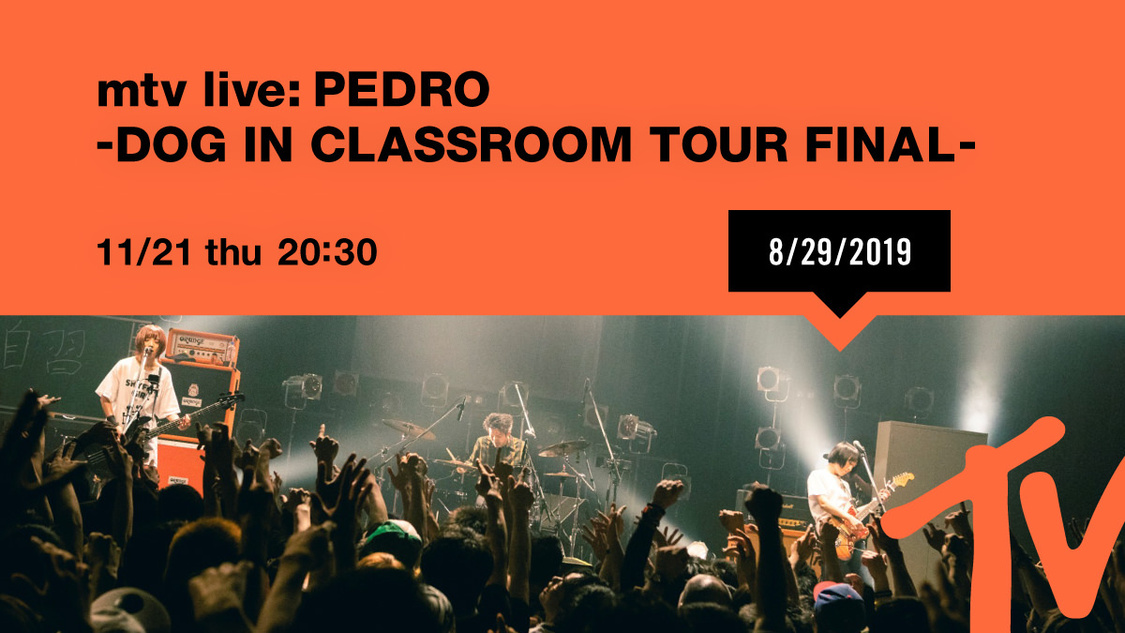📸 画像：MTV『MTV LIVE: PEDRO - DOG IN CLASSROOM TOUR FINAL -』｜PEDRO、全国ツアー ...